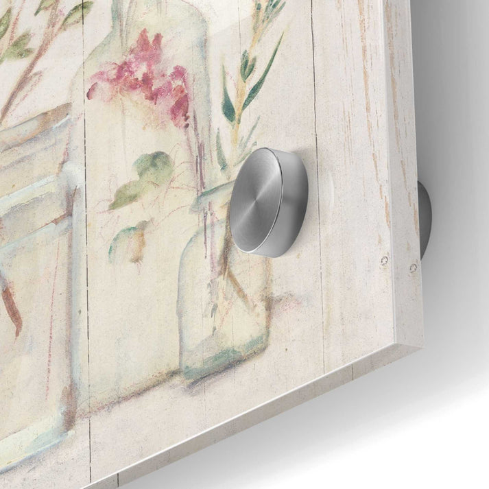 Epic Art 'Blossoms on Birch VI' by Cheri Blum, Acrylic Glass Wall Art ...